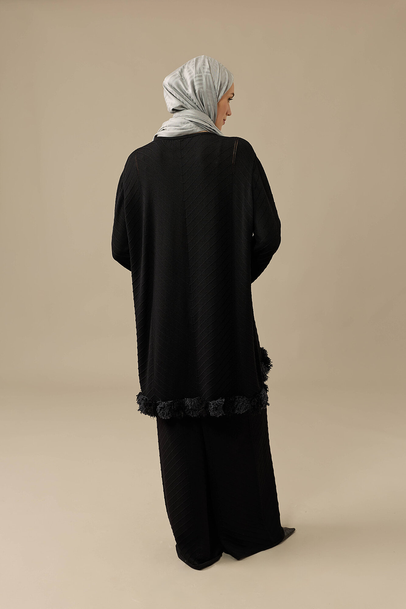 Black Knitted Trousers